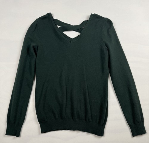 Women’s Love Ellie Criss Cross Back Sweater Green Size XS | eBay