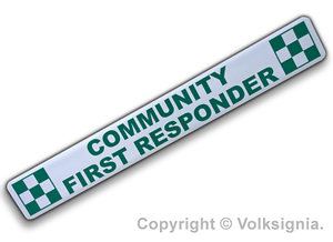 Community First Responder Magnetic Strip - Vehicle Sign - First ...
