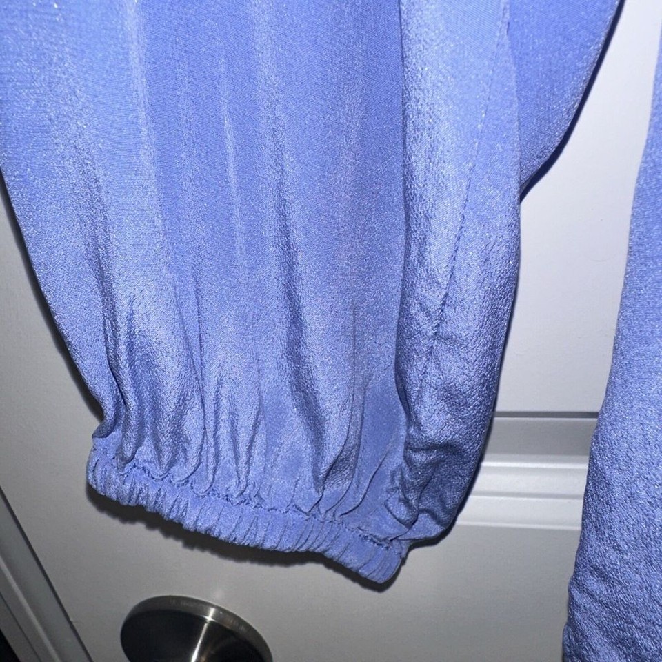 Lilly Pulitzer Women Small Elsa Top Breakwater Blue 100% Silk Light ...