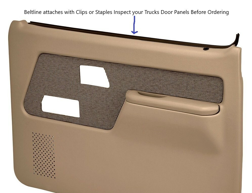 1983 - 90 Beltline Molding Kit W/Vent Window Ford Ranger Bronco II ...