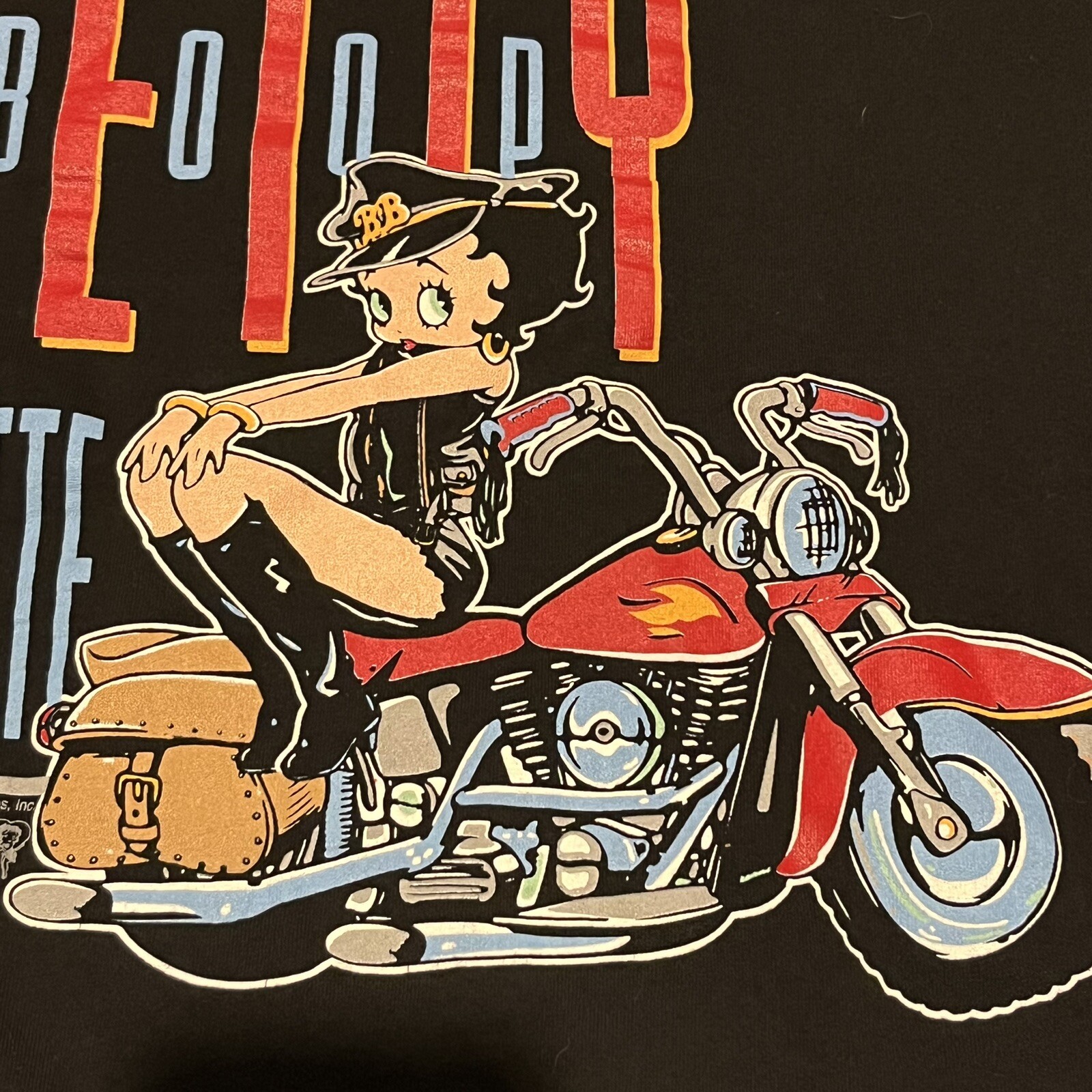 Vintage 1995 Betty Boop Bikette Motorcycle Biker T-Sh… - Gem