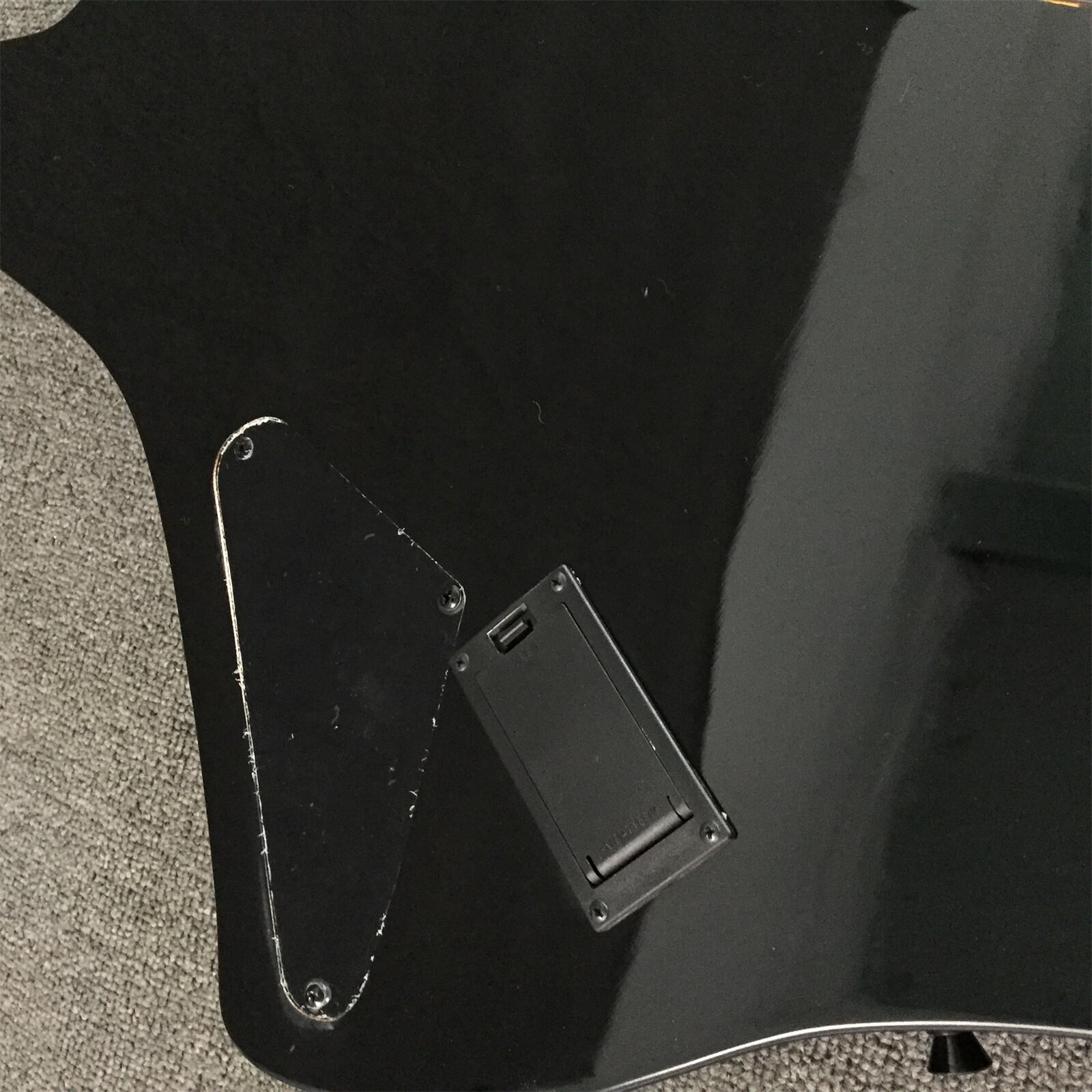 Black Snakebyte Electric Guitar 6 String Factory EMG Pickups Basswood ...