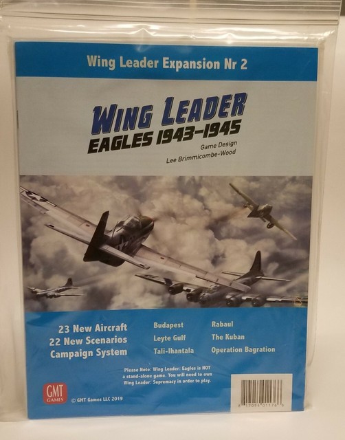 Wing Leader Eagles 1943-1945 Board Game GMT Games Gmt1910 for sale ...