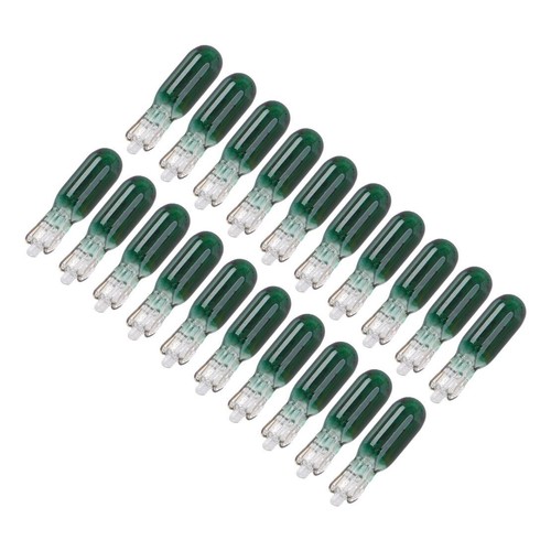 20x W2W T5 Green Dashboard Light Panel Gauge Halogen Lamp Bulb ...