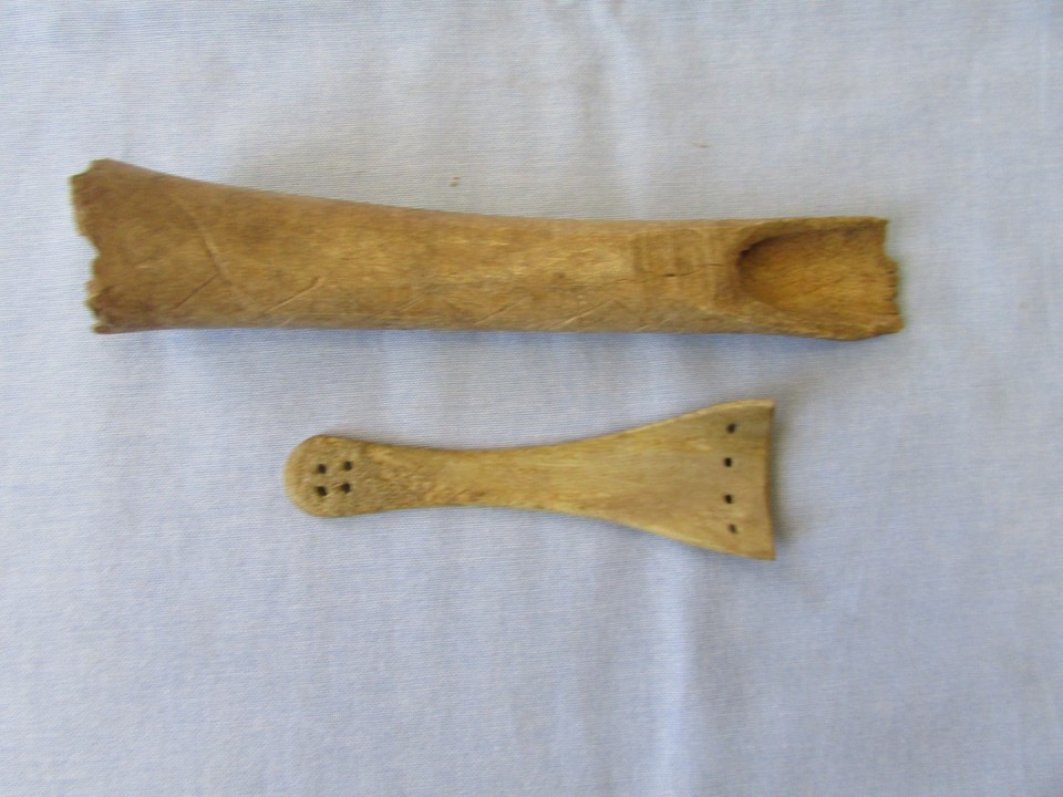 Antique Native American Sioux Bone Roach Spreader And Hide Scraper | eBay