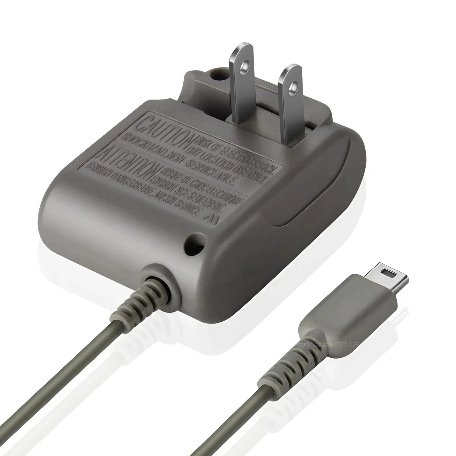 New AC Adapter Home Wall Charger Cable for Nintendo Ds Lite/ DSL/ NDS ...