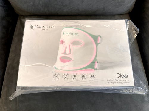 Omnilux Clear LED Light Therapy For Acne Face Mask, BRAND NEW SEALED IN ...