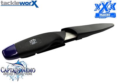 XXX MARINE 5" INCH FLOATING FISHING KNIFE SCALING FISH FILLETING KNIFE ...