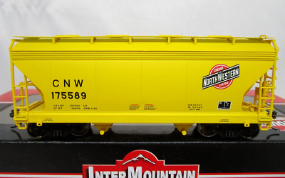 Intermountain HO Scale CNW Chicago North Western ACF 2 Bay Covered ...