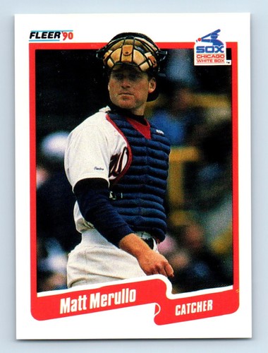 1990 Fleer Matt Merullo Rookie Chicago White Sox #542 | eBay