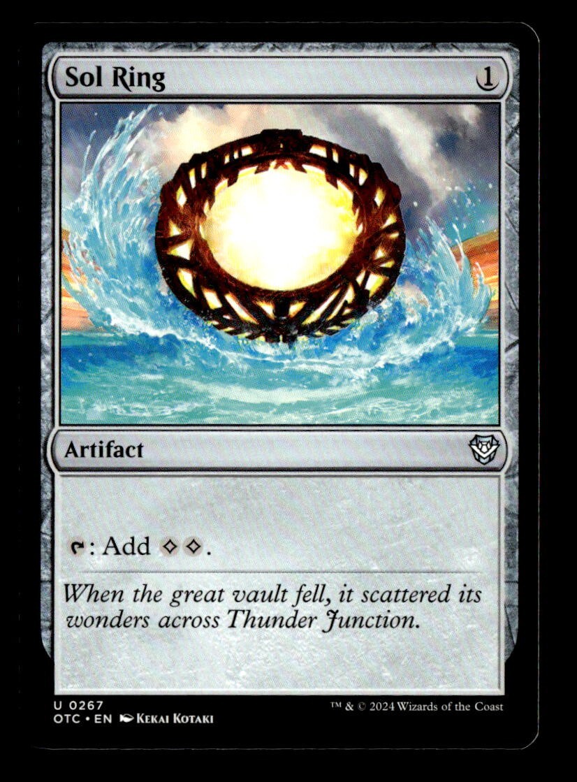 MTG - Sol Ring - Commander: Outlaws of Thunder Junction - Near Mint | eBay