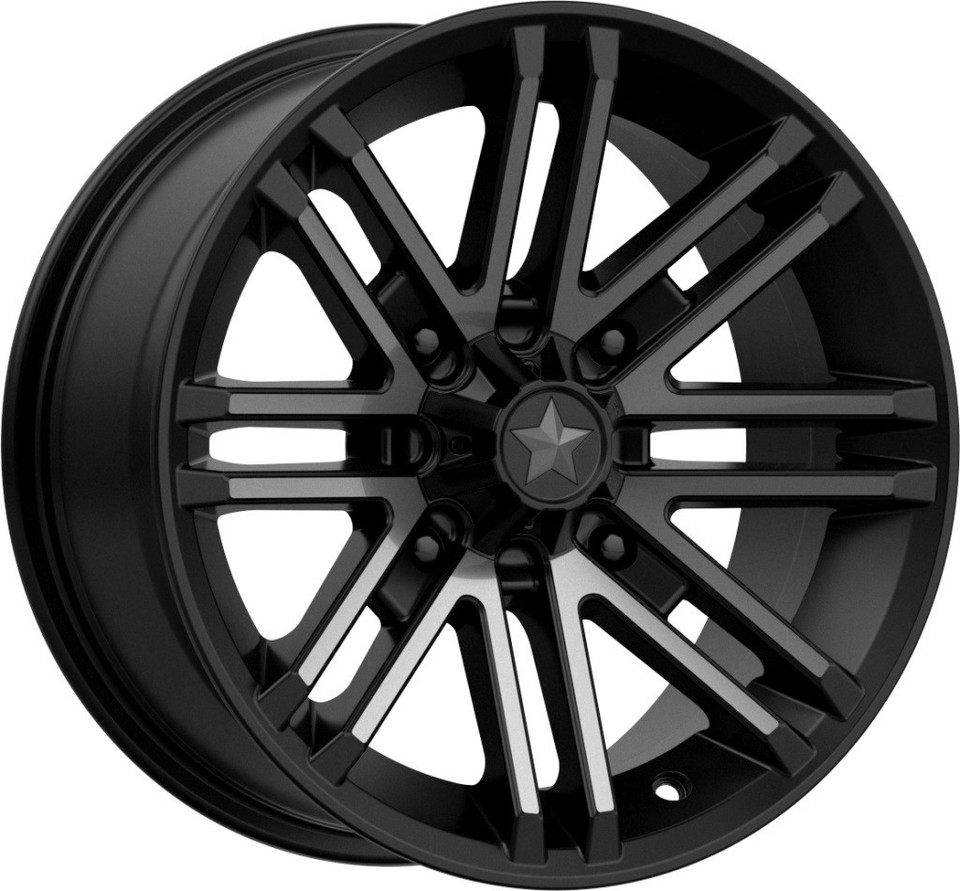 MSA Black Rogue 15" Wheels 30" MotoRavage Tires Textron Wildcat XX | eBay