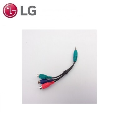 LG Original Part Television Component Cable (3.5mm to RCA-GBR ...