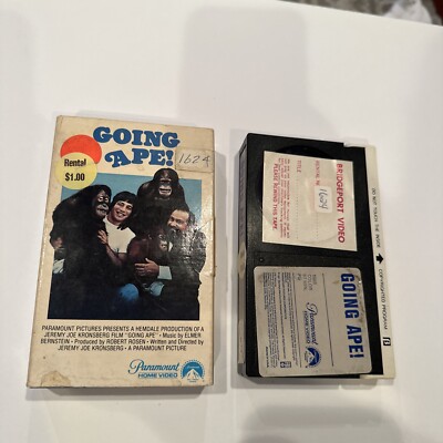 Beta Betamax Tape Video Movie Going Ape! 1981 Tony Danza D DeVito Comedy Crime | eBay