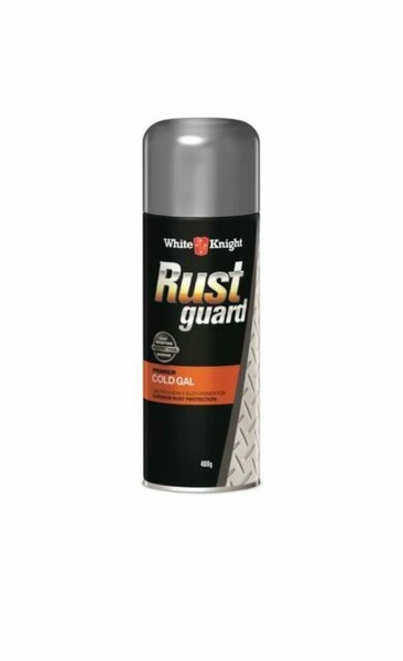 White Knight Rust Guard Cold Gal Spray Paint 400g Fast Drying Heavy ...