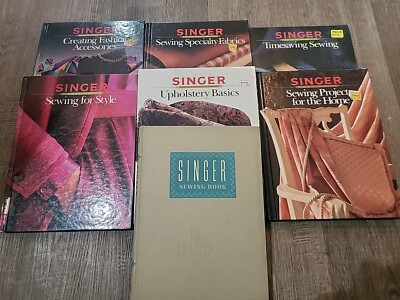 LOT (6) Singer Sewing Reference Library Hardcover Plus | eBay
