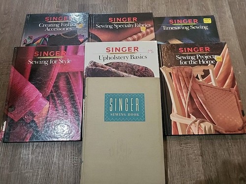 LOT (6) Singer Sewing Reference Library Hardcover Plus | eBay