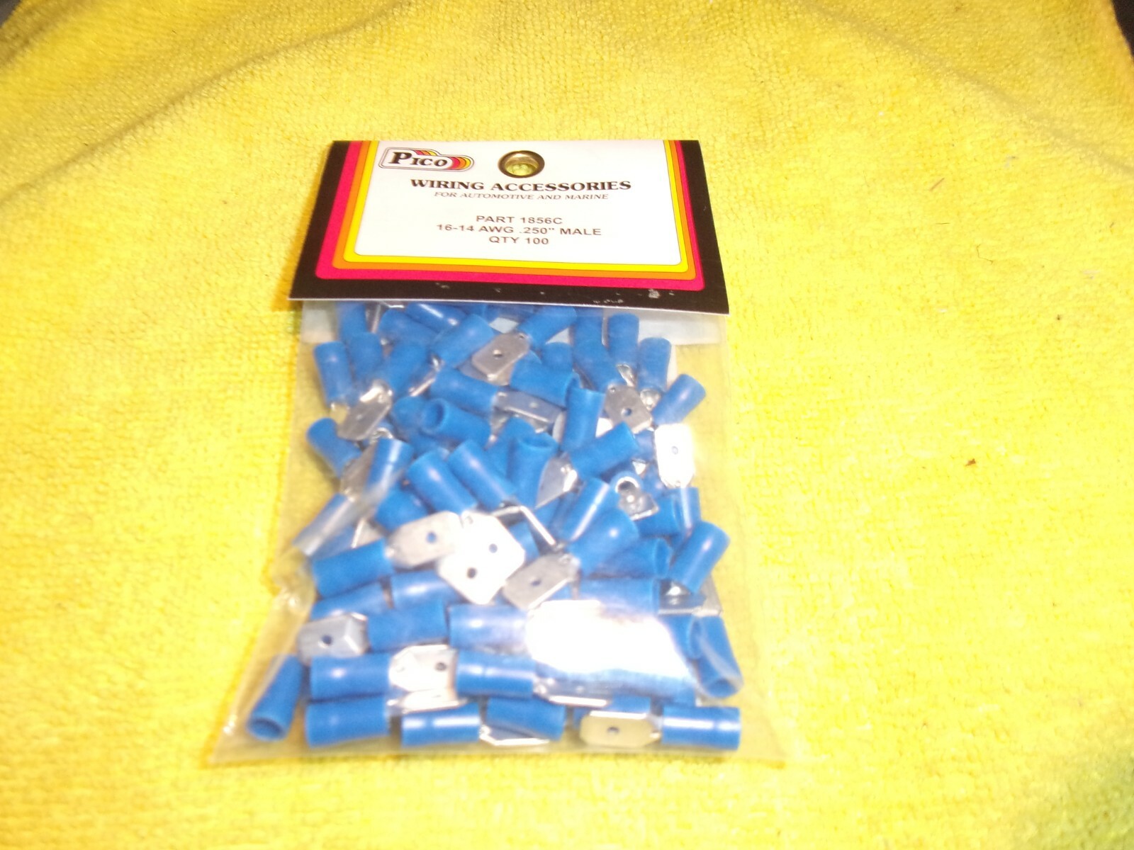 (100) Pico Wire Connectors 16-14 AWG .250 Male Quick Connectors | eBay