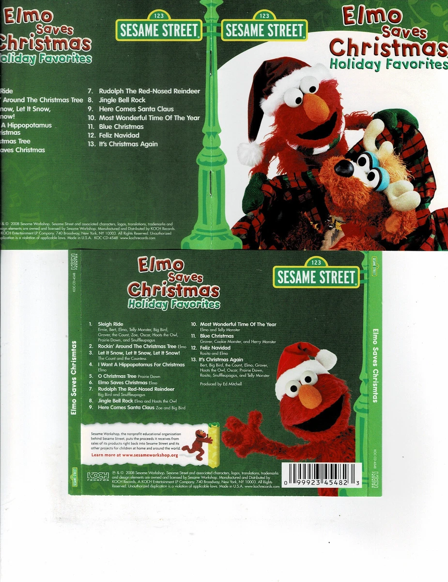 Sesame Street Elmo Saves Christmas Dvd