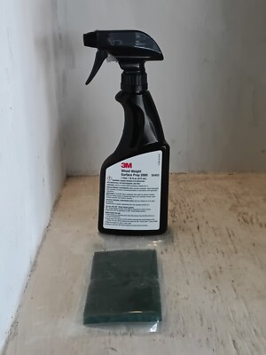3M 55453 Wheel Weight Surface Prep Cleaner, 16 oz Spray Bottle (WP16 ...