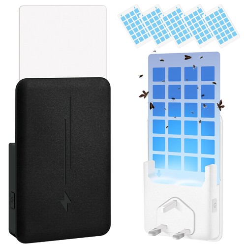 Flying Insect Trap,Bug Light Trap Indoor,Plug-in Mosquito Killer Blue ...
