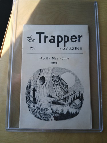 VINTAGE 1958 HAWBAKER TRAPPER MAGAZINE TRAPS TRAPPING CATALOG APRIL ...