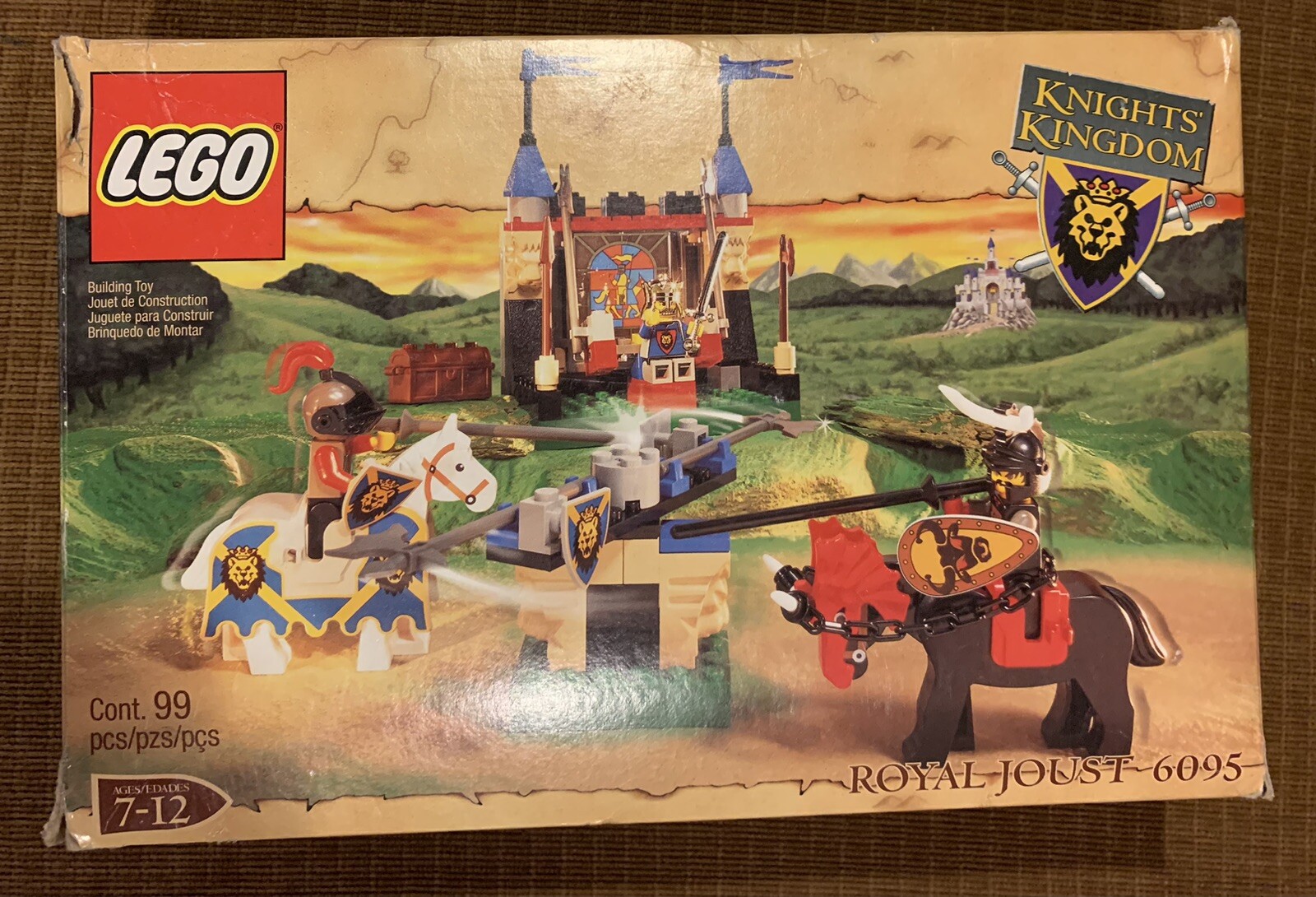 LEGO 6095 ROYAL JOUST COMPLETE WITH BOX & INSTRUCTIONS knights kingdom ...
