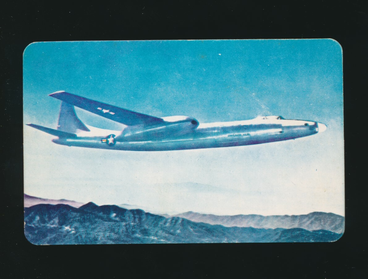 1950's F49 Hood Ice Cream AIRPLANE CARDS -Convair XB-46 Bomber | eBay