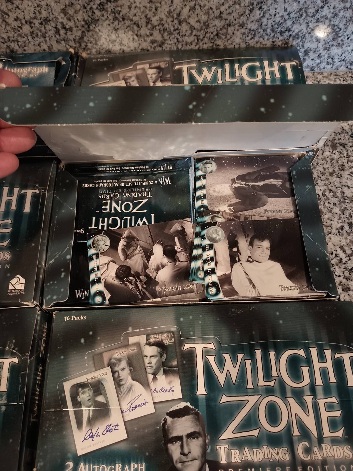 1999 TWILIGHT ZONE PREMIERE EDITION TRADING CARD BOXES LOT OF 12 | eBay