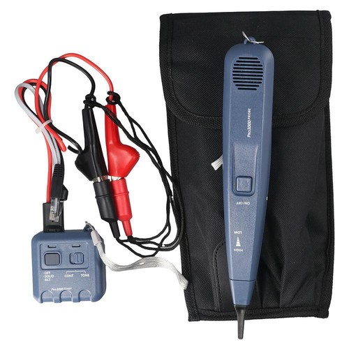 Pro3000 Network Cable Tester Blue Wire Test Tool Wire Tracker LAN Cable ...