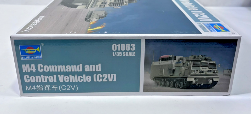 TRUMPETER. 01063. M4 COMMAND AND CONTROL VEHICLE. 1/35 SCALE. ZG-JK | eBay