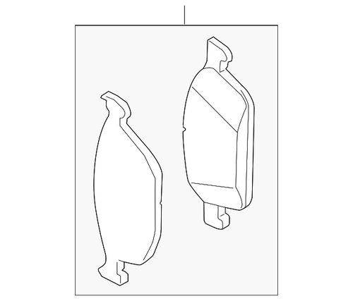 Genuine Ford Brake Pads Front CV6Z-2001-N | eBay