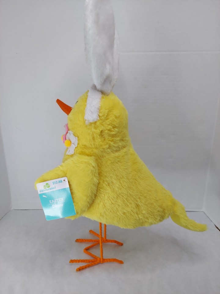 21" Fabric Bird Way To Celebrate Easter Large Yellow Chick Easter ...