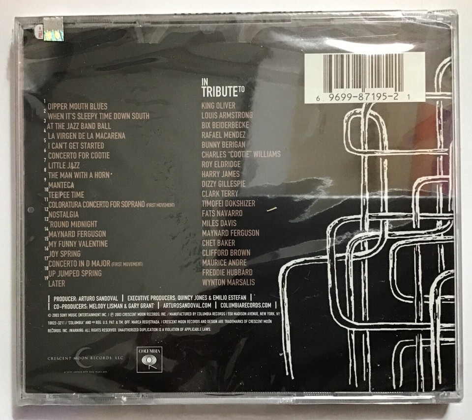 Arturo Sandoval Trumpet Evolution Essential Jazz Trumpet Collection CD ...