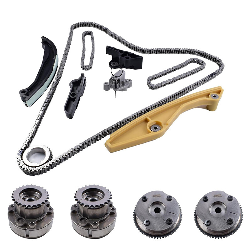 Timing Chain Kit With VVT Cam Phaser for Ford F-150 Lincoln MKX 3.5L ...