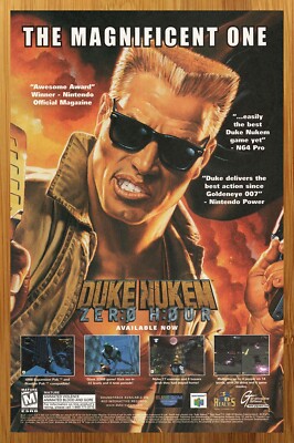 1999 Duke Nukem: Zero Hour N64 Nintendo 64 Vintage Print Ad/Poster ...