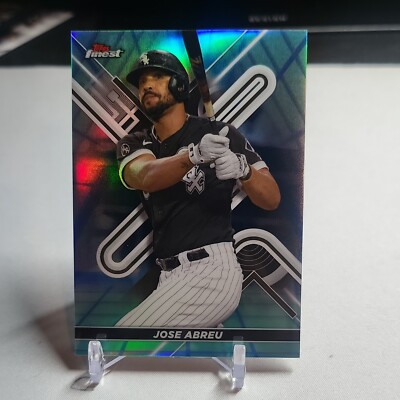 Jose Abreu 2022 Topps Finest Blue Parallel Refractor N'd 146/150 #44 | eBay
