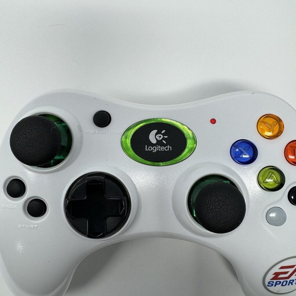 Logitech EA Sports Cordless Precision Controller Original Xbox White ...