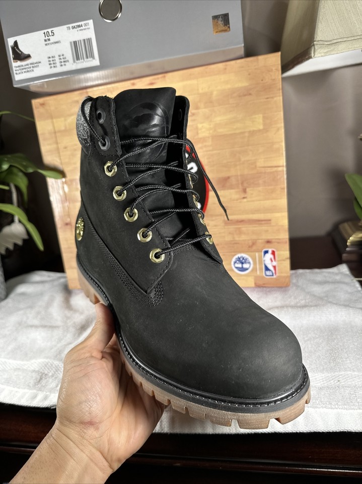 RARE Timberland 6" Premium NBA Toronto Raptors Men’s Boots Sz 10.5 ...
