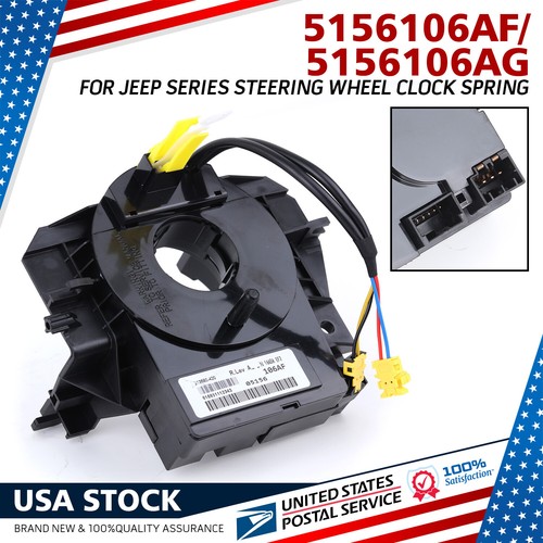 Steering Wheel Clock Spring with Angle Sensor Fit For Jeep Wrangler JK ...