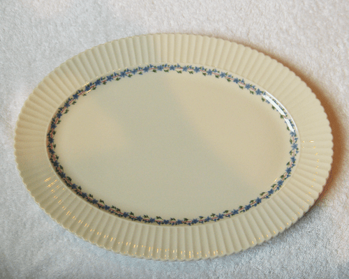 Lenox Priscilla dinnerware pattern large oval platter~1930~made in USA ...