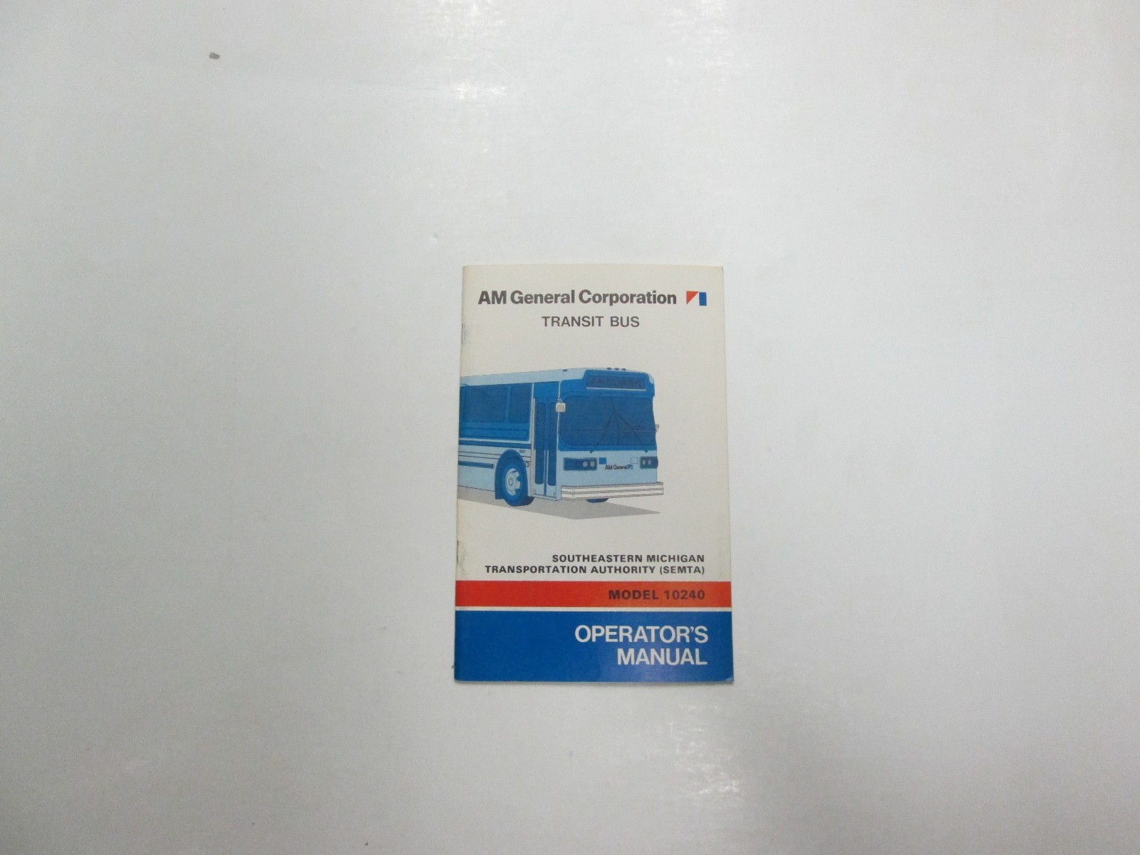 AM General Transit Bus Southeastern Michigan Authority 10240 Operators ...