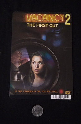 Vacancy 2 - BlockBuster Video Movie Backer Card MINI ART POSTER 5.5/8 ...