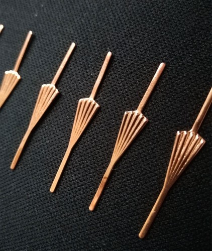 300x 34MM Chandelier Lamp Part Crystal Prism Bead Connector Rose Gold ...