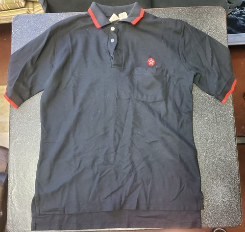 Vintage TEXACO Work Uniform Shirt Size Men Large Adult | eBay