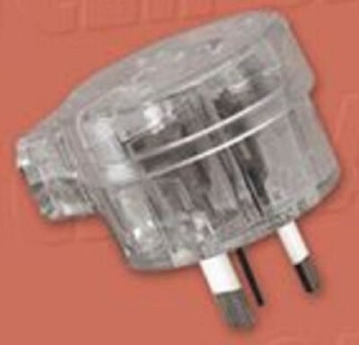 Clipsal DUAL ADAPTOR PLUG 10A 230V 3-Pin Safety, Insulated Angled ...