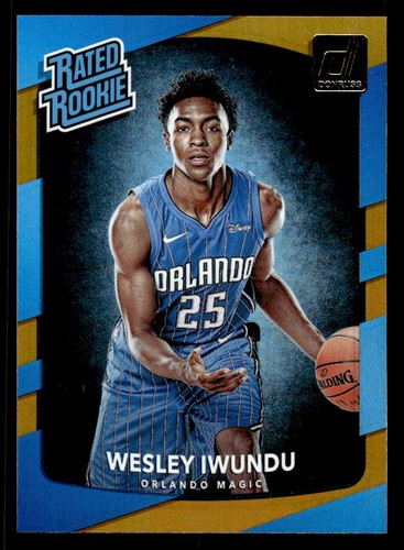 2017-18 Donruss #168 Wesley Iwundu Holo Orange Laser Rookie MAGIC | eBay
