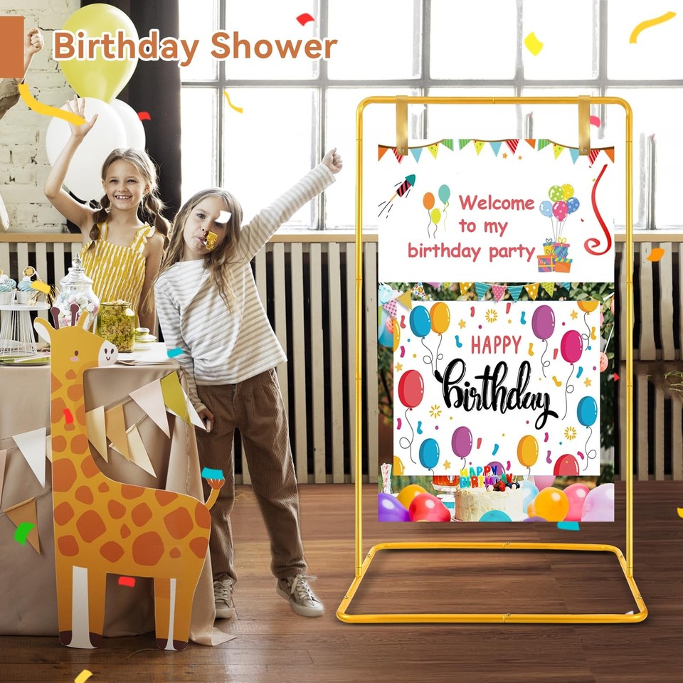 Wedding Welcome Sign Stand, 68”x31”x 20” Heavy Duty Easel Stand for ...