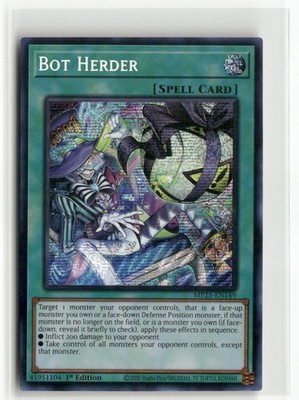 Yugioh Bot Herder MP25-EN149 Prismatic Secret Rare NM 1st Ed | eBay