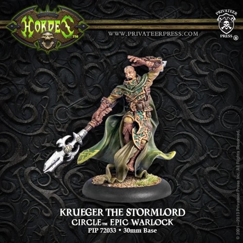 Krueger the Stormlord Epic Warlock Warmachine Dnd Fantasy Necromancer ...